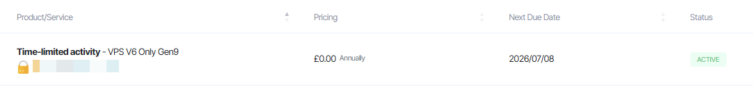 【测机】NetJett 的 VPS V6 Only Gen9 免费鸡评测存档