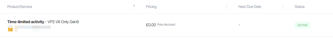 【测机】NetJett 的 VPS V6 Only Gen9 免费鸡评测存档
